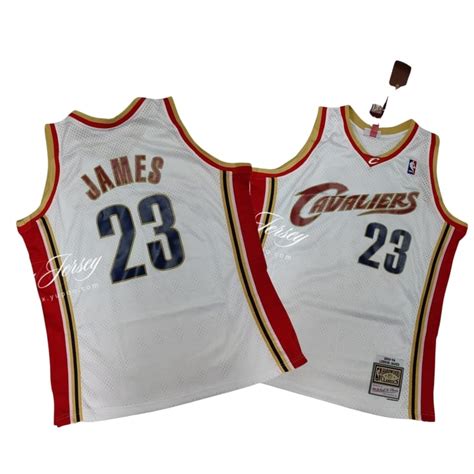 Lebron James Cleveland Cavaliers White Swingman Stitched Jersey Justdonshorts