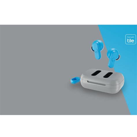 Skullcandy Dime 2 Wireless Earbud Headphones Bluetooth Light Gray