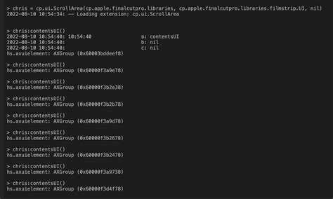 cp apple finalcutpro libraries filmstrip contentsui is unreliable