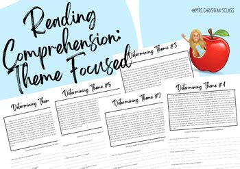 Reading Comprehension Determining Theme Passages By Mrs Christians Class
