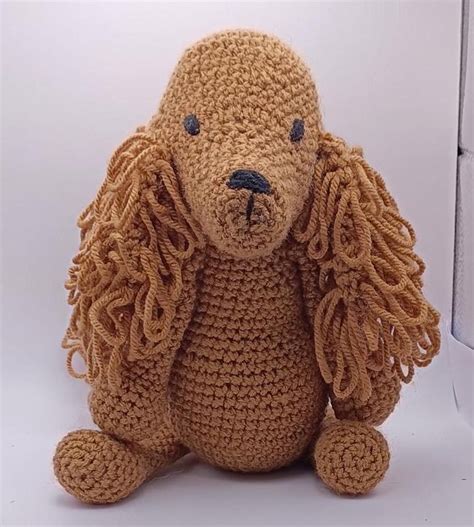 Nugget The Cocker Spaniel Dog Amigurumi Handmade Soft Crochet Toy Etsy