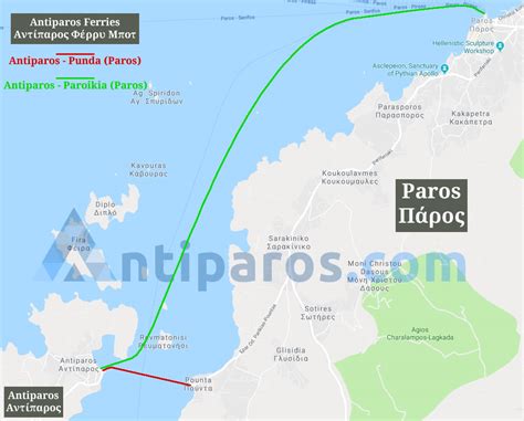 Antiparos Paros Ferries Schedule 2026