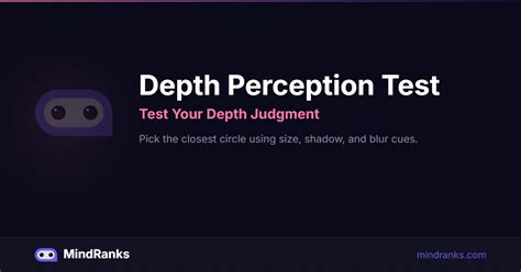 Depth Perception Test Test Your Depth Judgment Mindranks