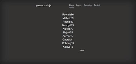 Complex But Easy To Remeber Password Generator