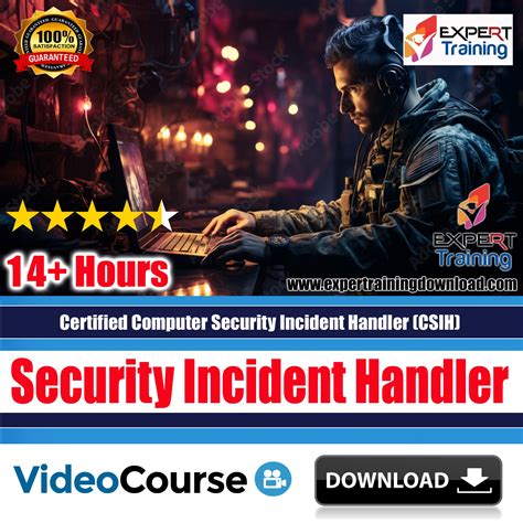 Certified Computer Security Incident Handler Csih Training Expert
