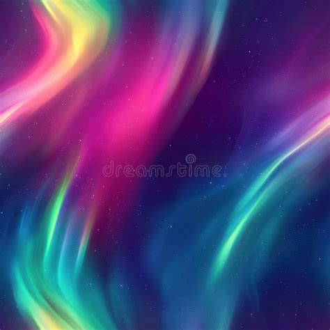 Colorful Abstract Wave Patterns In Vibrant Space Background Stock Illustration Illustration Of