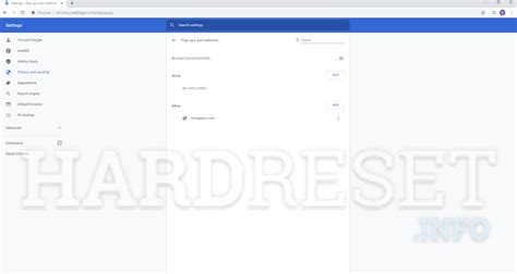 How To Enable Pop Ups On Google Chrome How To HardReset Info