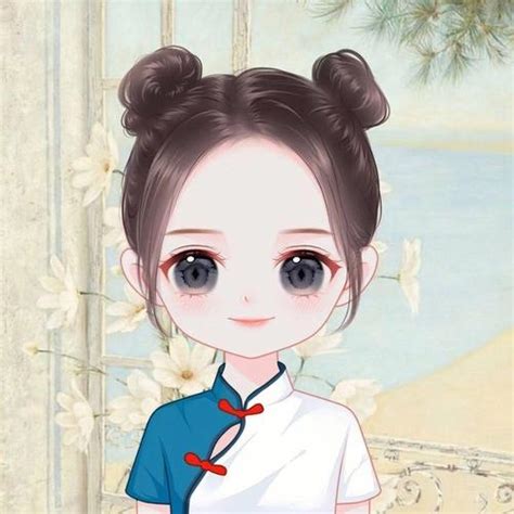 女生微信头像可爱卡通 女生微信头像可爱动漫图片 配图网