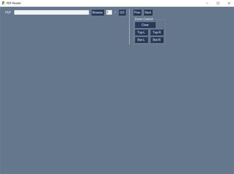 Python PySimpleGUIで作るPDFリーダー
