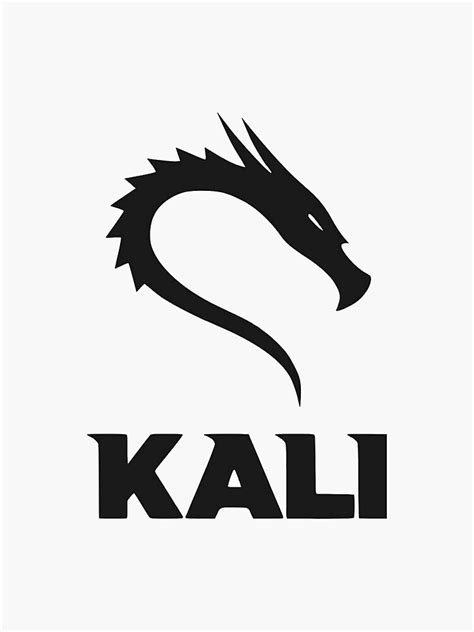Linux Kali Sticker Sticker For Sale By Developerfriday Redbubble