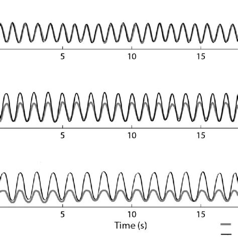 Twenty Seconds Representation Of The Sinusoidal Pattern Of The Finger Download Scientific