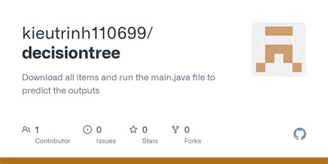 github kieutrinh110699 decisiontree download all items and run the
