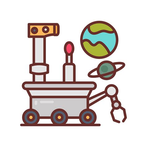 Robotic Cart Icon In Vector Illustration Vector Art At Vecteezy