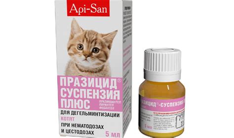 Празицид для кошек (таблетки): инструкция по применению