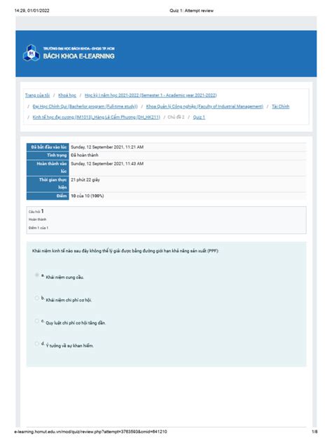 Quiz 1 Attempt Review Pdf