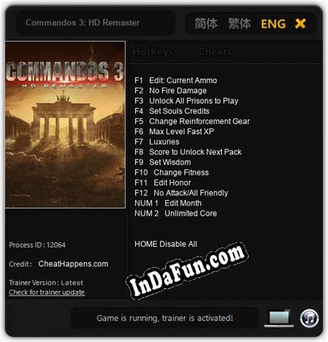 Commandos 3 Hd Remaster Cheats Trainer 14 Free