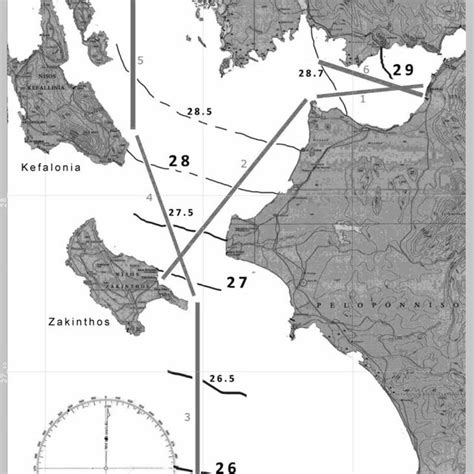 Sea Surface Topography Contours Along Six Traverses Download Scientific Diagram
