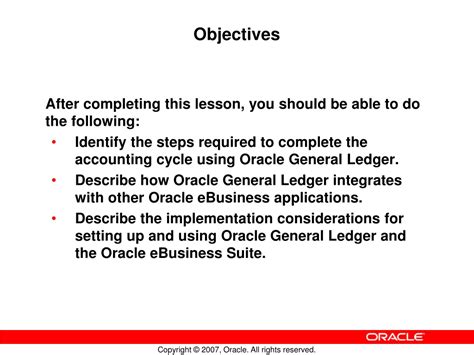 Ppt Oracle General Ledger Process Powerpoint Presentation Free Download Id 9323838