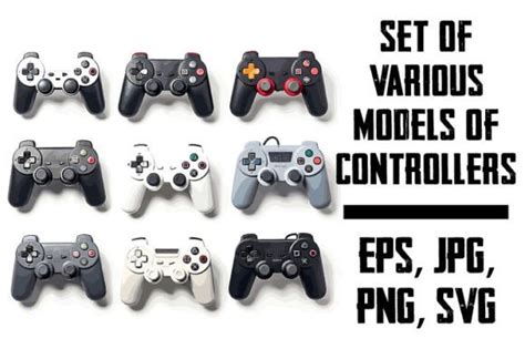 Set Of Various Models Of Controllers 2 Graphic By Nasi123 · Creative Fabrica