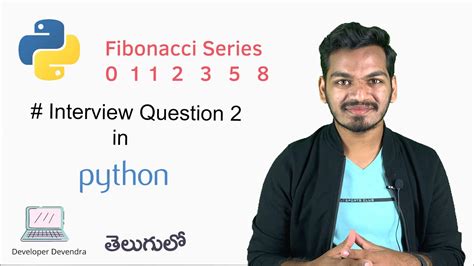 #25 Fibonacci Series In Python | Python Tutorial For Beginners | తెలుగులో - YouTube