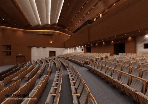 سالن آمفی تئاتر دانشگاه آزاد اسلامی واحد خرگوش تپه گرگان طراحان