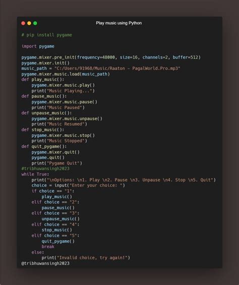 100daysofcode Python Pythonprojects Musicplayer Pygame Codenewbie