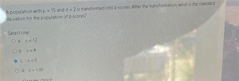 Solved A Random Sample Of N 25 Scores Is Obtained From A