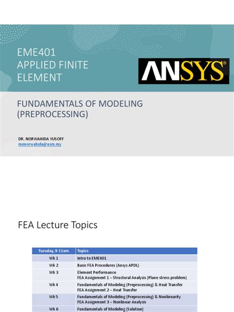 Fea Lecture 4 Notes Pdf Heat Transfer Finite Element Method