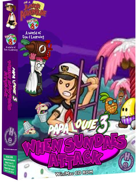 Papa Louie 3 When Sundaes Attack 1999 Pc Game Angry Grandpas