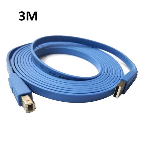 Havit 15m 3m Flat Blue Usb 20 Printer Cable