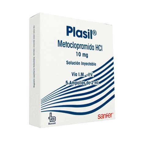 Plasil 10 Mg I M I V Ampolla X 2 Ml Droguería Alameda Sur
