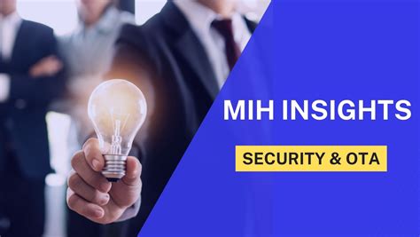 [mih Insights] 當車成為移動資料中心，從供應商到用戶資料管理全面拉起安全防線