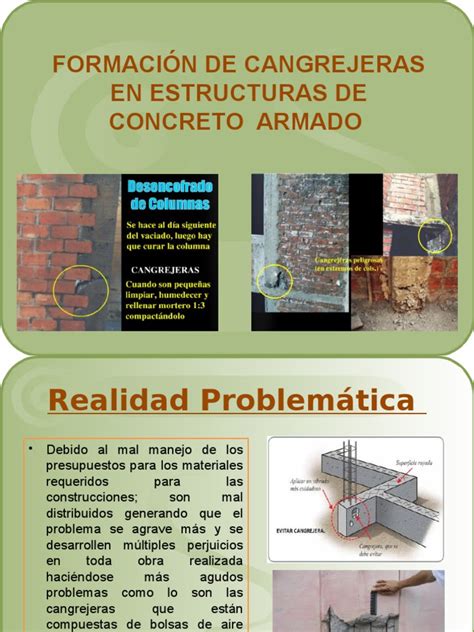 Formación De Cangrejeras En Estructuras De Concreto Armado Pdf