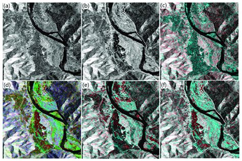 sentinel 1 fccs images with difference combination of sar polarization