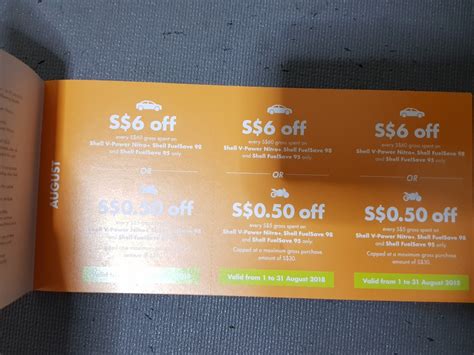 Shell Escape Card Voucher Tickets And Vouchers Local Attractions