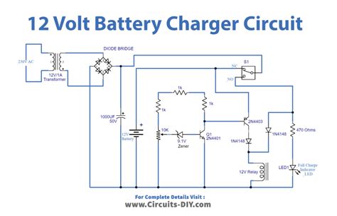 12 Volt Car Battery Charger Schematic Diagram
