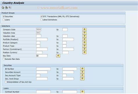 S ALN SAP Tcode Country Analysis