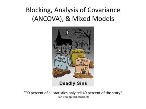 pdf blocking analysis of covariance ancova and mixed models