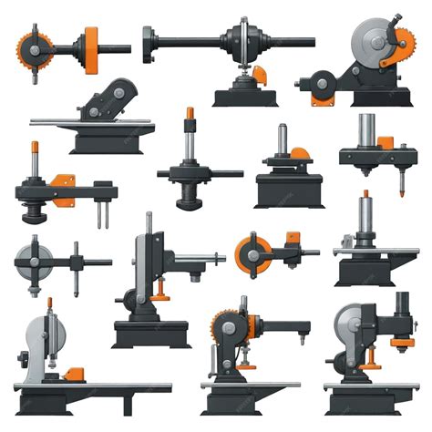 Assemblyline Vector Set White Background Isolated A High Quality