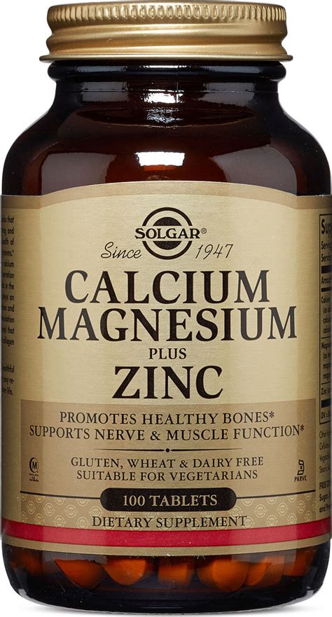 Solgar Calcium Magnesium plus Zinc | Save at PricePlow