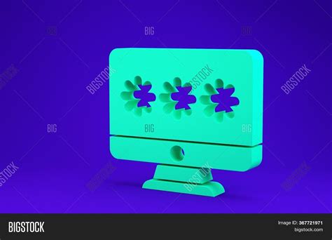 Green Monitor Password Image And Photo Free Trial Bigstock