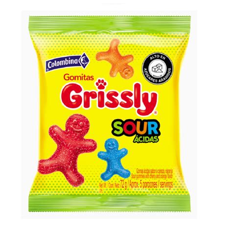 Gomas Grissly Acidas X80g