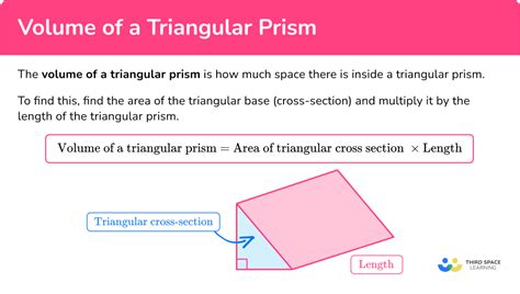 Volume Of A Triangular Prism Math Steps Examples And Questions