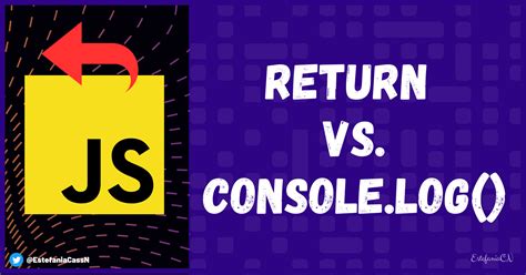 Javascript Functions Return Vs Consolelog