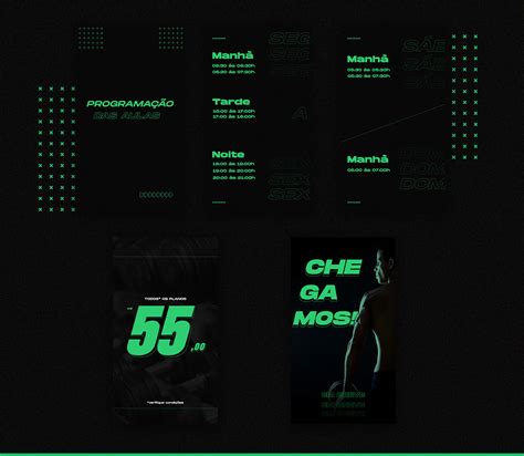 Identidade Visual Box Fit 068 On Behance