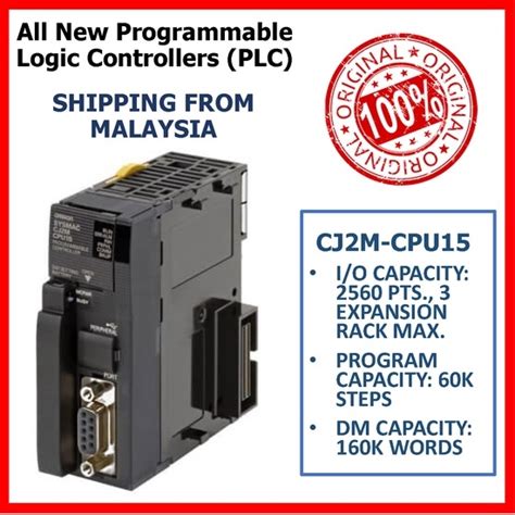 OMRON PLC CJ M CPU CJ M CPU CJ M CPU CJ M CPU CJ M CPU Shopee Malaysia