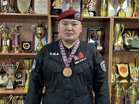 Цагдаагийн дэд хурандаа М Баттүшиг дэлхийн аваргаас хүрэл медаль хүртжээ Isee Mn