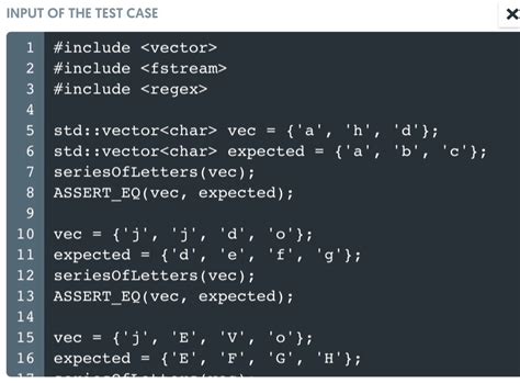 Solved Write A Function Named Seriesofletters That Takes A