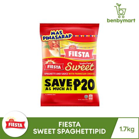 Fiesta Sweet Spaghettipid Fiesta Spaghetti Pasta 800g Fiesta Sweet Spaghetti Sauce 900g