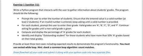 Solved Exercise 1 Section 11 Write A Python Program That